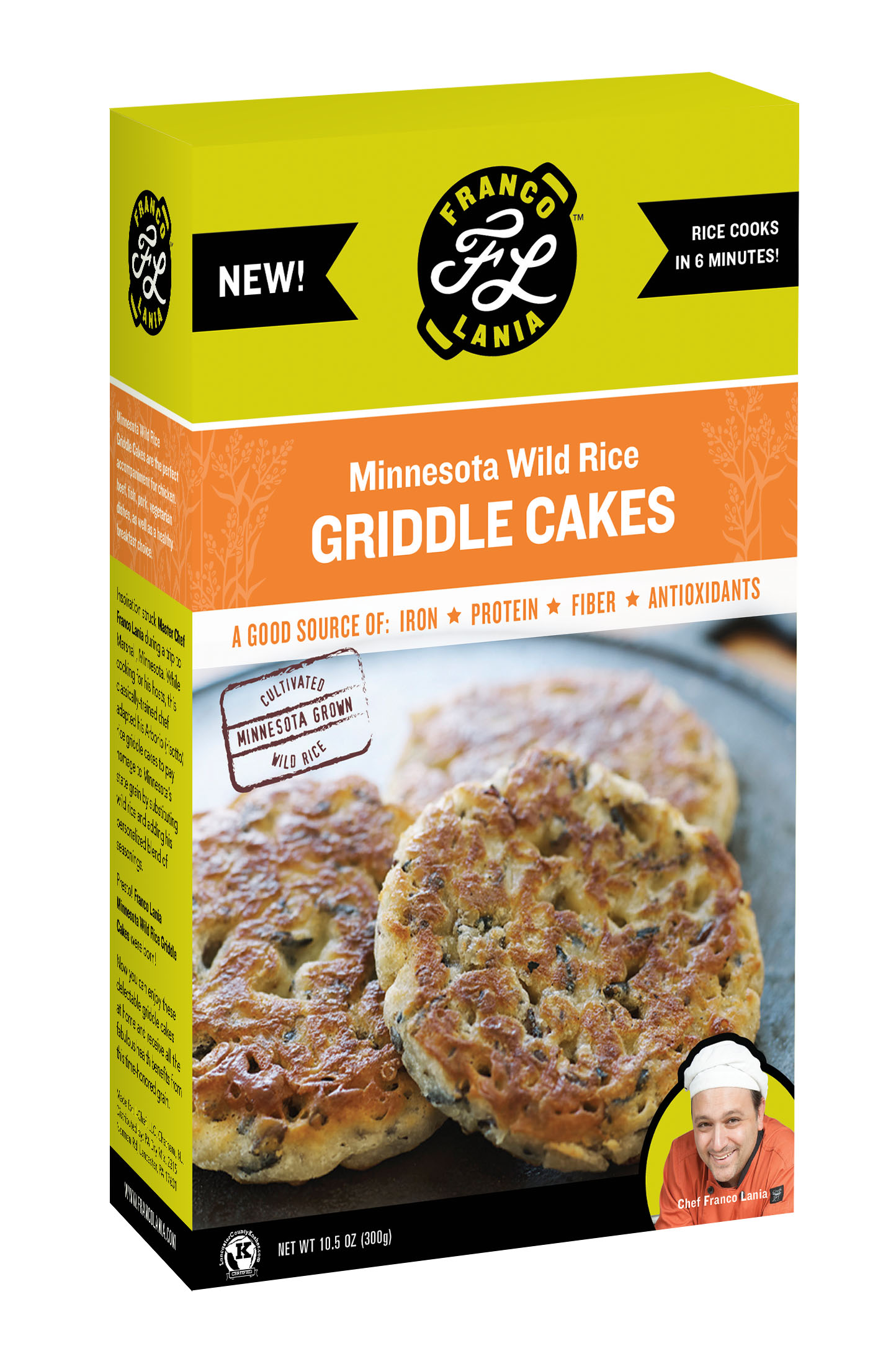 Chef Franco Lania's Minnesota Wild Rice Griddle Cakes - Chef Franco Lania