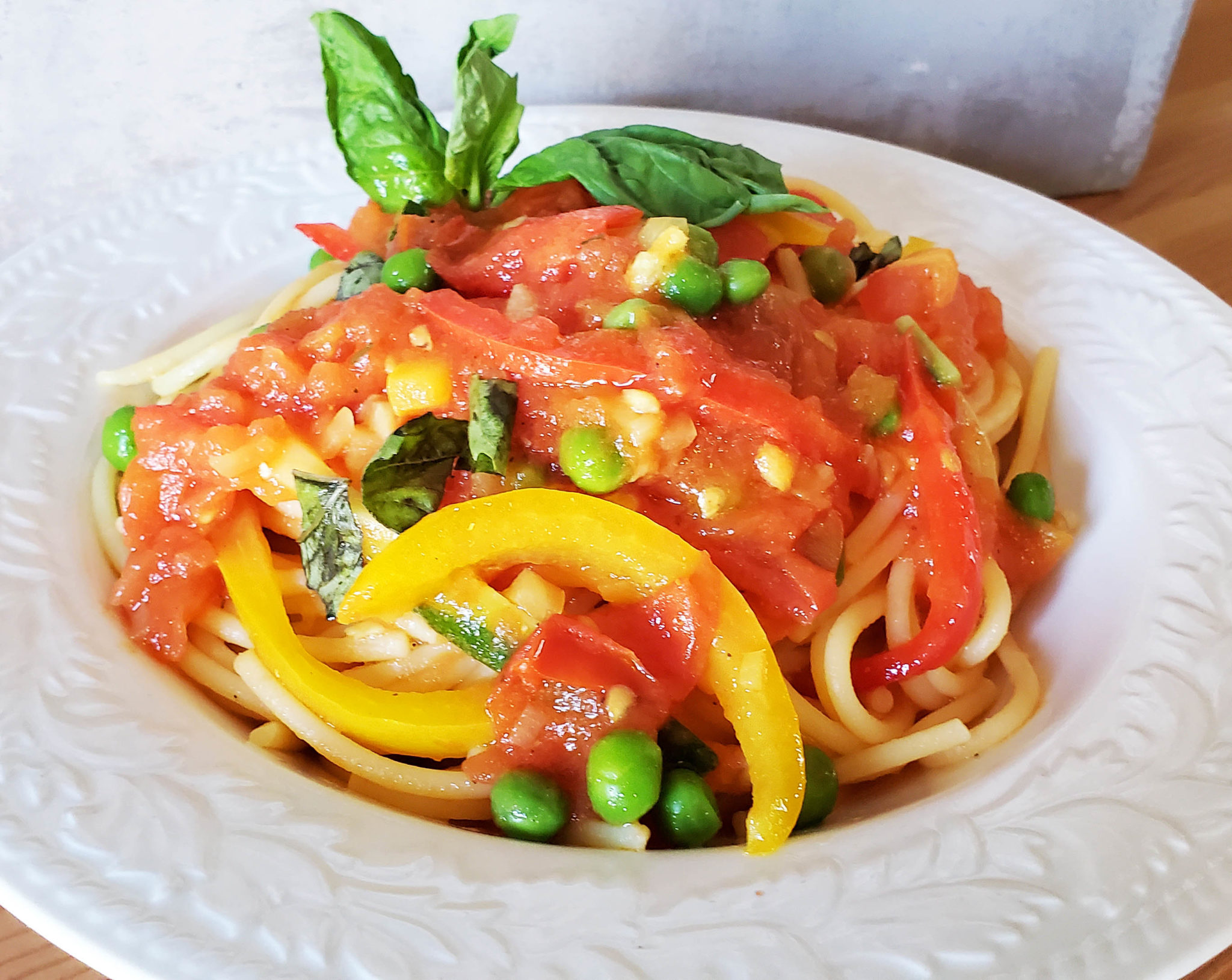 Spaghettini alla Giardiniera | Welcome Spring! - Chef Franco Lania