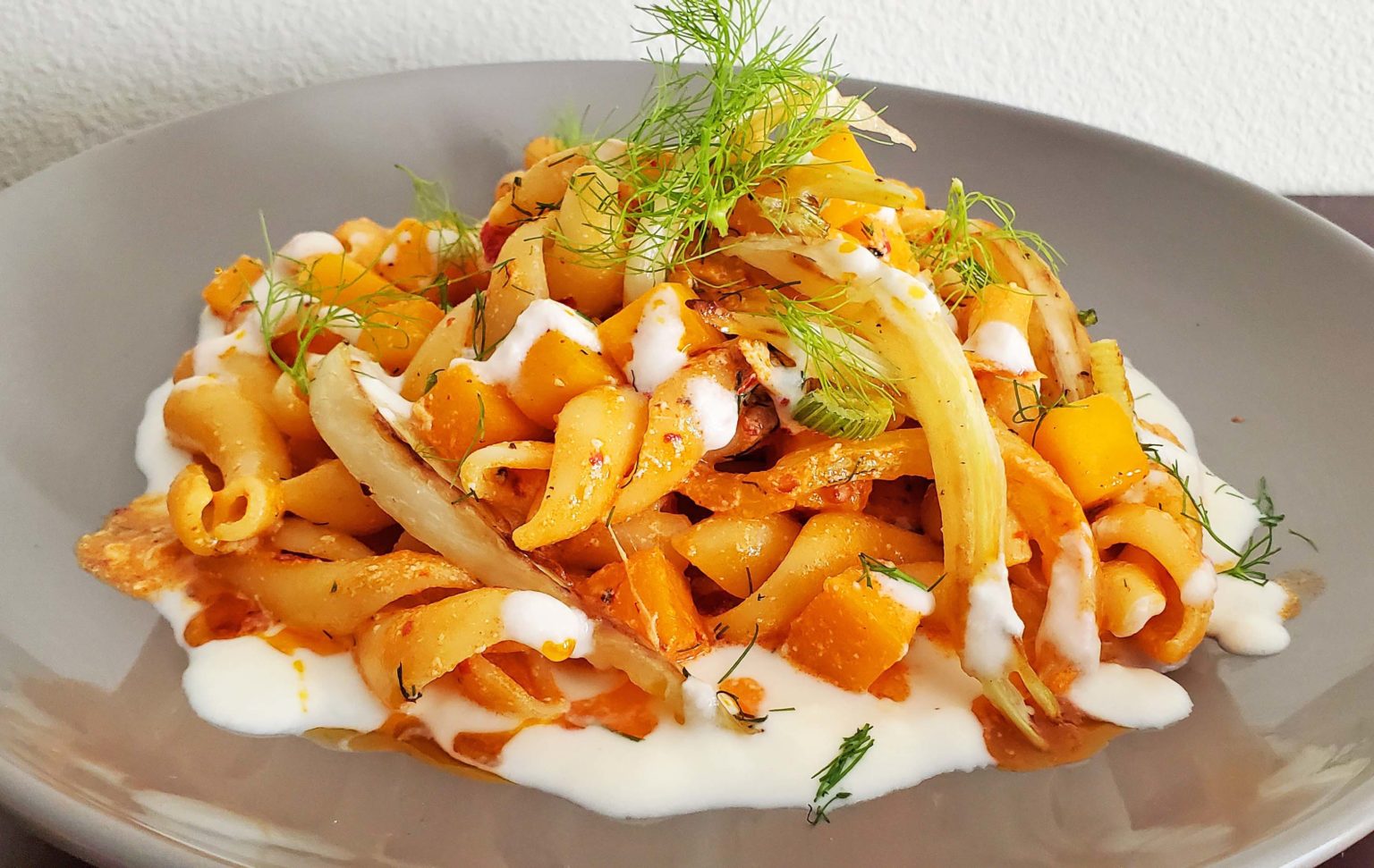 Autumn Inspired Trecce Pasta with Spicy ‘Nduja & Burrata Cream!